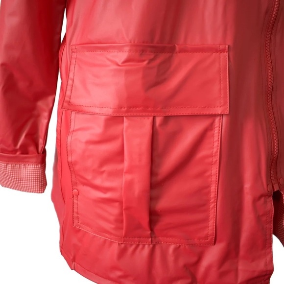 totes | Jackets & Coats | Red Lined Rain Slicker Raincoat From Totes ...